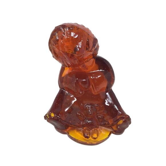 Wetzel | Accents | Sonny Boy Amber Colored Art Glass Figurine Wetzel ...